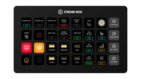 Airbus A32nx Streamdeck Flight Panels Home Cockpit Builders Microsoft Flight Simulator Forums
