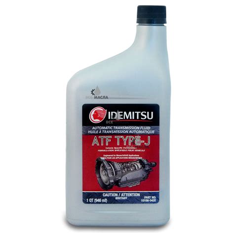 Купить трансмиссионное масло Idemitsu Atf Type J в СПб