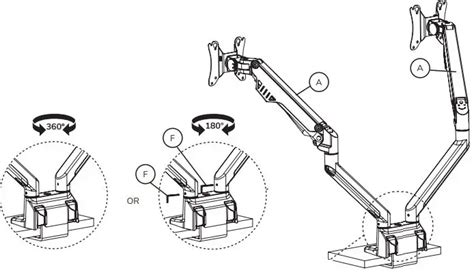 Neomounts Fpma D750d Monitor Arm Desk Mount Instruction Manual