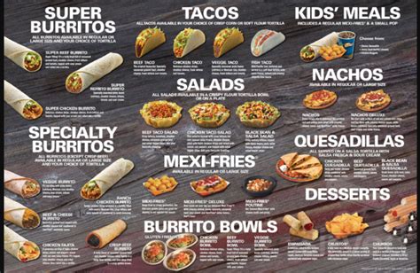 Taco Bell Menu Canada Updated Prices 2023