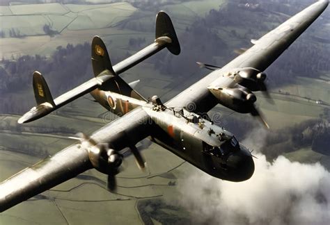 A View Of A World War 2 Plane Stock Illustration Illustration Of Propeller Aviation 320543425