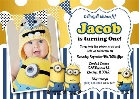 Minion Card Template Kaesg Blog