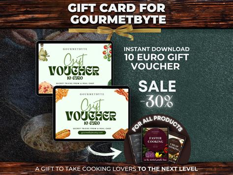 T Card Gourmetbyte Foodie T Cards Digital T Card Printable