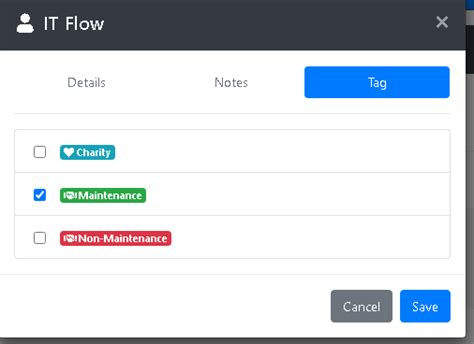 Tags Itflow Docs