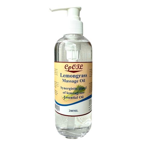 Lemongrass Massage Oil Lemongrass Blended Massage Oil No Fragrance