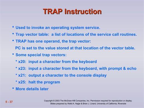 Chap5 The Lc 3 Instruction Set Architectureppt