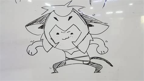 「낙서말곤 못하것네 」검은목기린の漫画