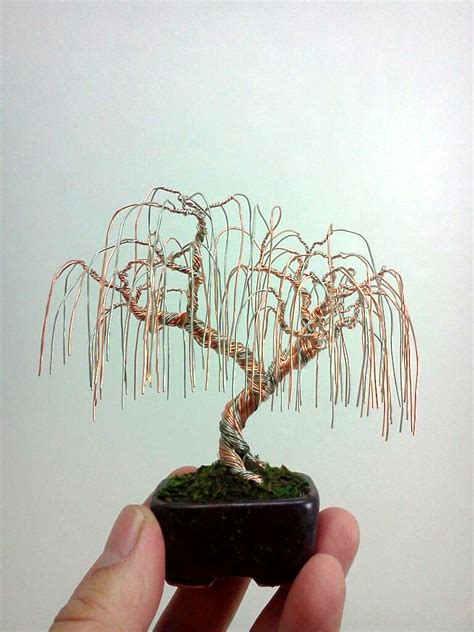 Miniature Wire Bonsai Trees By Ken To The Beading Gem