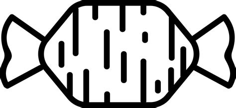 Hard Candy In A Wrapper Illustration Vector On White Background 13692140 Vector Art At Vecteezy