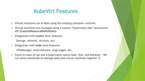 Turning Virtual Machines Cloud Native Using KubeVirt PPTX