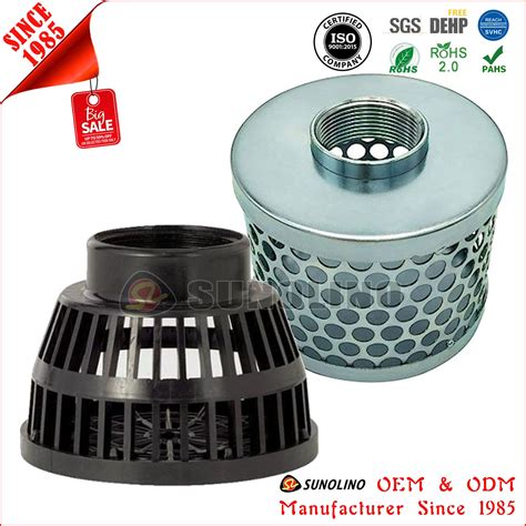 Round Hole Basket Strainer Suction Hose Strainer Trash Strainers Hose Strainer And Basket