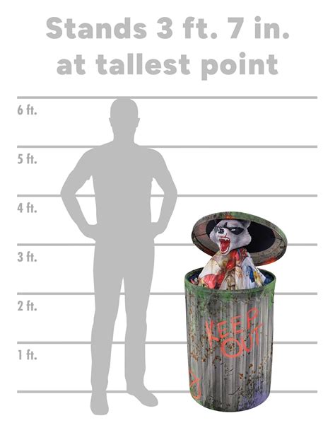 3 7ft Trash Bandit Halloween Animatronic Spirit Halloween Mad About