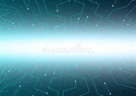 Abstract Greenish Blue Background Hi Tech Illustration Horizontal 3d