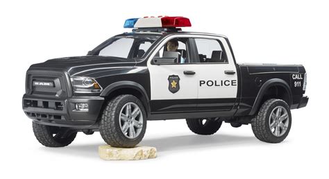 Ram 2500 Police Pick Up Truck With Police Officer