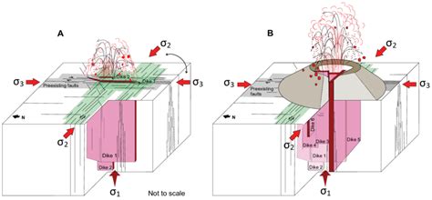 Magma Emplacement Model For A Complex Feeder Dike System In Monogenetic Download Scientific