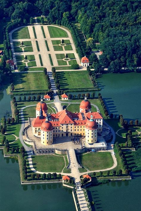 Moritzburg Castle Germany A Splendid Baroque Palace On A Symmetrical