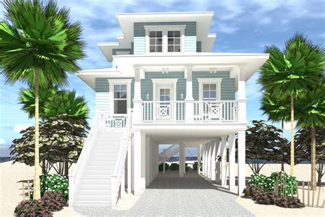 House Plan 028 00161 Coastal Plan 1672 Square Feet 4 Bedrooms 4