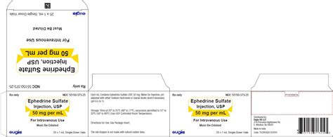 Ephedrine Sulfate Eugia Us Llc