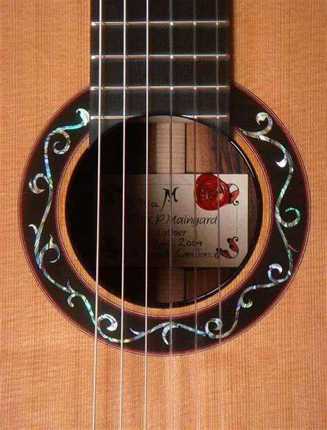 Rosettes Maingard Guitars