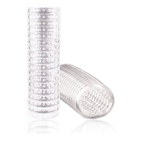 Textured Stroker Sleeve Clear Happy Lola