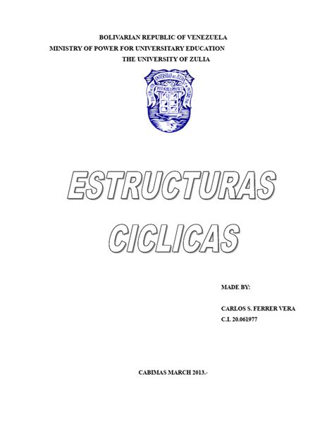What Are Cyclic Structures Pdf Control Flow Iteration