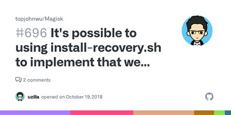 Its Possible To Using Install Recoverysh To Implement That We Can Run