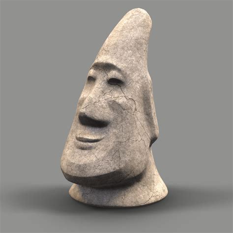 Moai Statues 3d Model Turbosquid 1574861