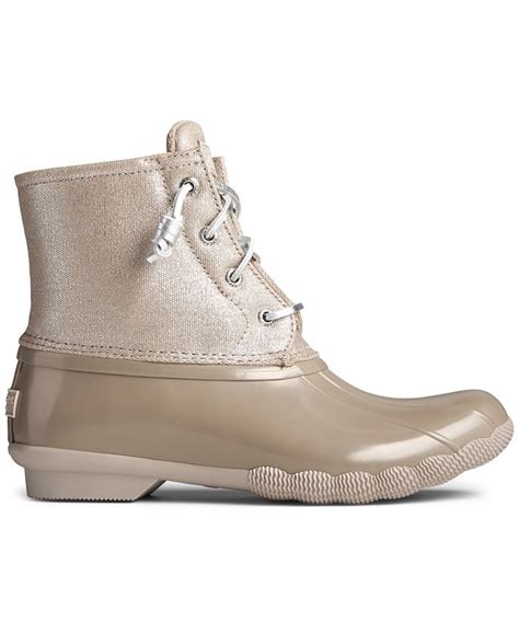 Sperry Womens Saltwater Waterproof Duck Boots Created For Macys Macys