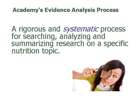The Evidence Analysis Process Steps And Features 10242020