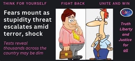 Fears Mount As Stupidity Threat Escalates Amid Terror Shock Uk Reloaded