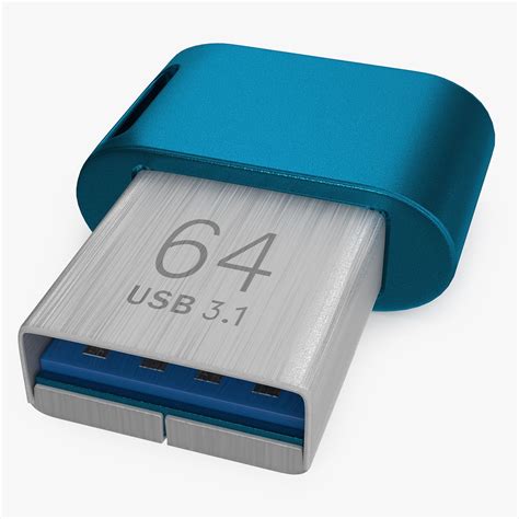 Mini Flash Drive 64gb 3d Model 15 3ds Blend C4d Fbx Max Ma