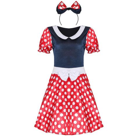 Xxl Costume Minnie Mouse Costume Girls Disney Mickey Minnie Dress Summer Adult Cartoon Mouse
