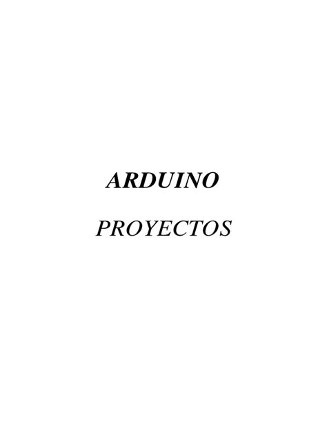 Proyectos Con Arduino Pdf Gsm Diodo Emisor De Luz