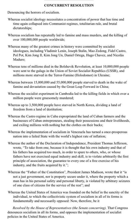 New Bill Passed By The Us House Of Representatives Denouncing The