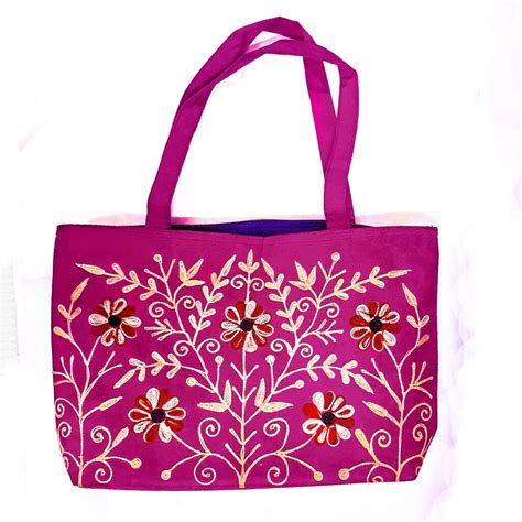 Embroidery Hand Bag Folk Nepal