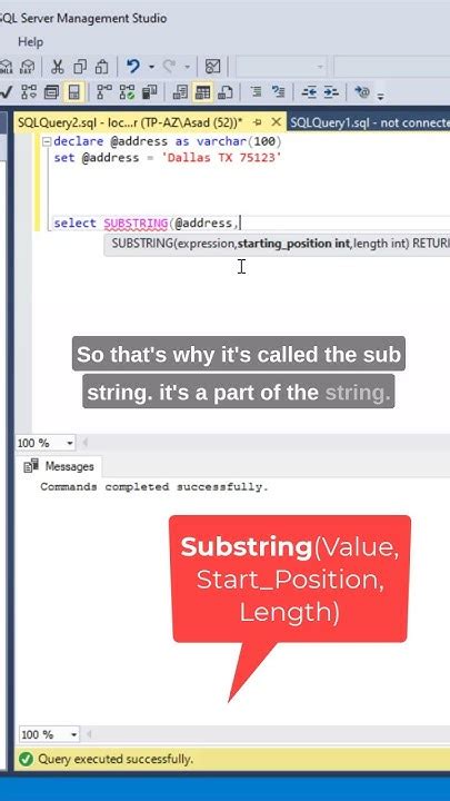 Sql Exploring The Substring Function In Sql Datascience Coding