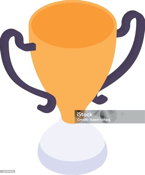 정품 대리석베이스 아이소 메트릭 개념 오픈 탑 트로피 벡터 아이콘 디자인 인정 기호의 토큰 감사 표시의 표현 독특한 휘장 그림에 손잡이가 달린 골드 메탈 그릇