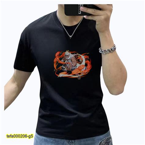 Jual Kaos Anime Naruto Kaos Distro Original Killer Bee Naruto Katun Combed 30s Premium Shopee