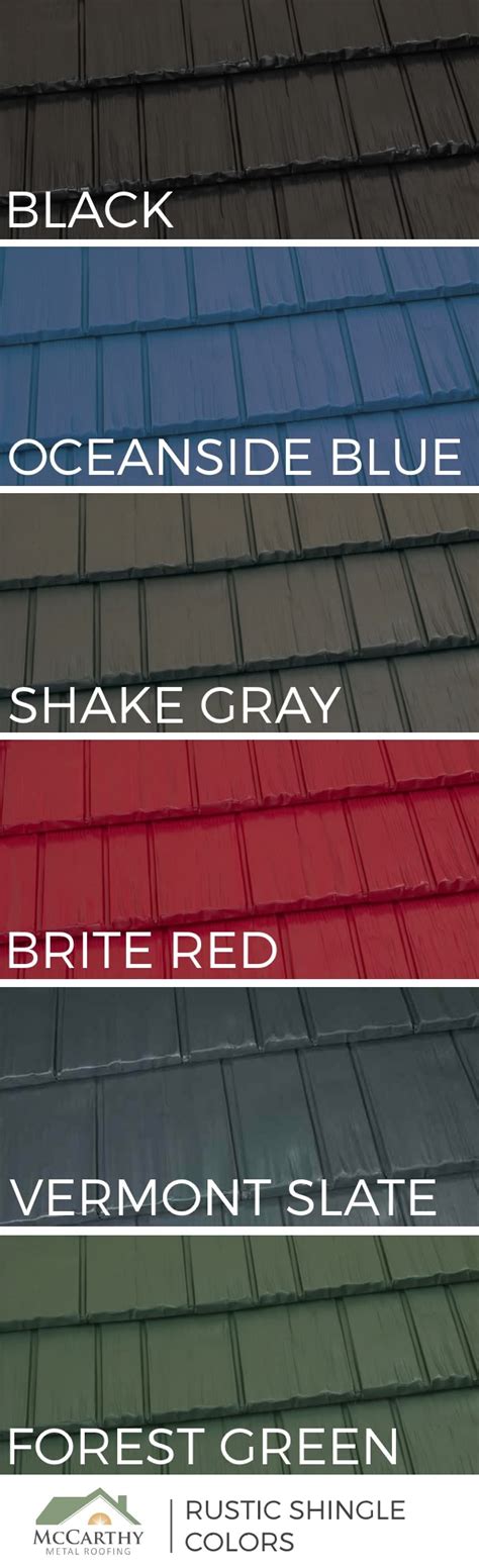 Color Chart For Metal Roofing Chart Mapadapalavra