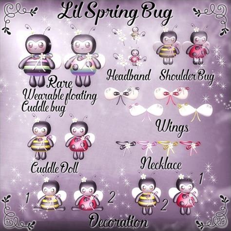 Second Life Marketplace Lil Spring Bug Bee Decoration 2
