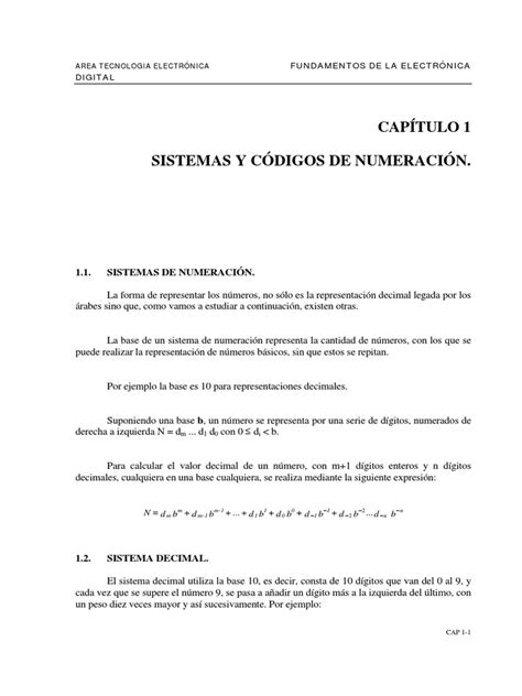 Cap1 Sistemas Y Códigos V2 0 2019 Pdf