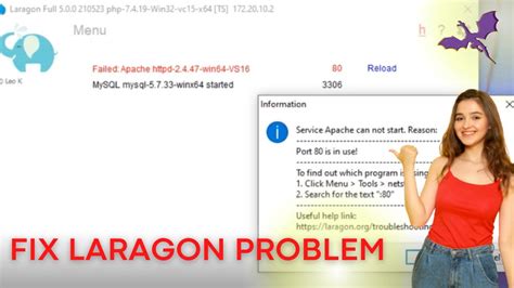 Fix Apache Failed Utiliser Php 80 Avec Laragon Youtube