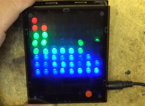 Audio Spectrum DIY Kit RGB Voice Spectrum Lights With Acrylic Shell