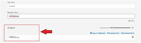 Stacked Text Generator