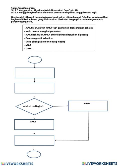 Asas Pengatucar Free Interactive Worksheets 1366985