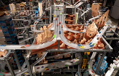 Chris Burdens Kinetic Sculpture Metropolis Ii This Belongs In A Museum