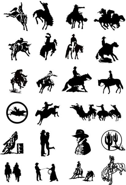 Western Clip Art Black And White