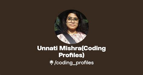 Unnati Mishracoding Profiles Linktree