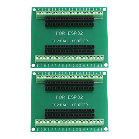 Create Idea 2pcs Green Ssf20 38 Pin Narrow Version Esp32 Breakout Board