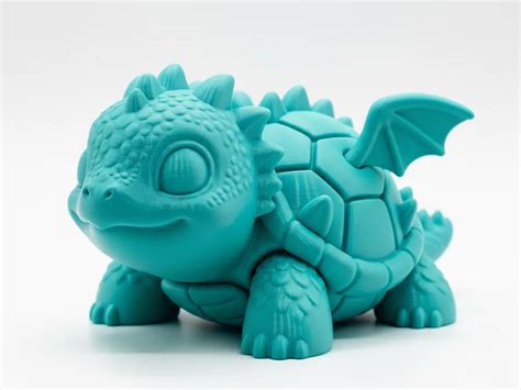 Cute Turtle Dragon By Cheezit Makerworld Download Free 3d Models